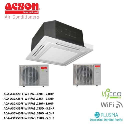 ACSON CEILING CASSETTE BUILT IN WIFI NON-INVERTER R32 AIR CONDITIONER